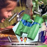China Eco friendly 179.5g 4.72inch Children'S Toy Binoculars 8x Looking Through for sale