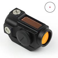 China Solar Pannel Power 1x20mm 146g Pistol Red Dot 8 Brightness Setting for sale