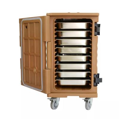 China Plastic Rotomold LLDPE Gn Insulated Food Pan Carrier For Catering Thermo Transport for sale
