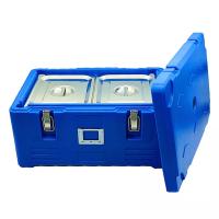 China 30L Top Loading Insulated Food Pan Carrier Rotomolding Customized Logo for sale