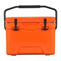 China Portable Delivery Ice Chest Rotomoulded Products Rolling Transport Cooler Box 25L for sale