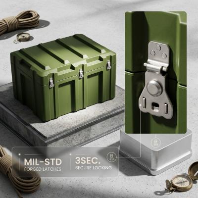 China Heavy-Duty LLDPE Rotomolded Tool Box Double-Wall Impact Resistant IP67 Sealed Storage for Construction Jobsite for sale