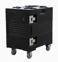 China 90L Commercial Insulated Food Pan Carrier Heavy-Duty Wheeled Design for Catering Restaurant Hotel Buffet Service for sale