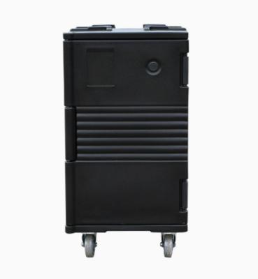 China 120L Front-Loading Insulated Food Carrier Dual Door Access Design for Catering Hot Food Transport Logistics for sale