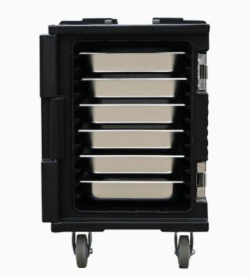 China 90L Mobile Catering Food Pan Carrier All-Terrain Wheeled Design for Outdoor Events Banquet Service for sale