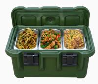 China 30L Insulated Cater Box Portable Stackable Catering Container for Hot Cold Food Transport Storage for sale