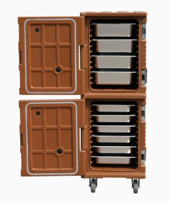 China 180L Heavy-Duty Catering Box Industrial-Grade Insulated Food Transport Container with Reinforced Frame for sale