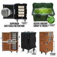 China Insulated Cater Box 28L Compact Rotomolded Catering Box Food Container Thermal Delivery Box for sale