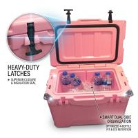 China 28L Rotomolded Cooler Box Portable Outdoor Ice Chest Food Grade LLDPE Camping Fishing Cooler for sale