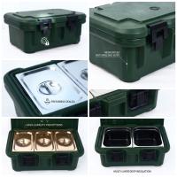 China 30L Military Insulated Food Containers Heavy Duty Double Wall Hot Food Pan Carrier Base Supply for sale