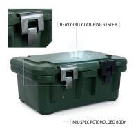 China 30L Military Insulated Food Containers Heavy Duty Double Wall Hot Food Pan Carrier Base Supply for sale