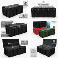 China Heavy Duty 1500mm Rotomolded Tool Box IP65 Waterproof Shockproof LLDPE Military Equipment Storage for sale