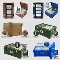China Food Pan Warmer Cooler 30L Dual Mode Insulated Hot Cold Holding Box PE Rotomolded GN Pan 630x450x310mm for sale