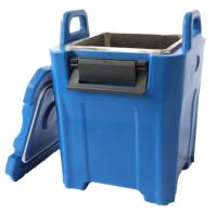 China Drop-In 25L Insulated Food Pan Carrier Lightweight Rotomolded GN Pan Transport Box for Small Catering for sale