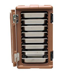 China 120L Front Loading Rotomoulded Products GN Pans Insulated Hot Box With Wheels for sale
