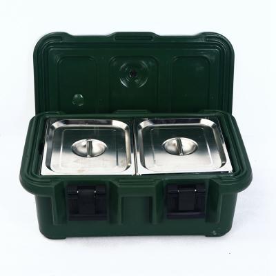 China 33L Military Insulated Top Loading Food Pan Carriers For Army Food Distribution for sale