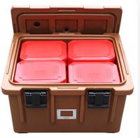 China Wheeled 80L Insulated Food Transport Box Rotomolded Catering Container for Large-Scale Events for sale