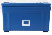 China Nylon Handle 45L Insulated Food Transport Box Detachable Lid LLDPE Rotomolded Catering Container for sale