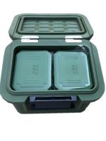 China Extended Retention 55L Insulated Food Transport Container Dual-Access Rotomolded Catering Thermal Box for sale