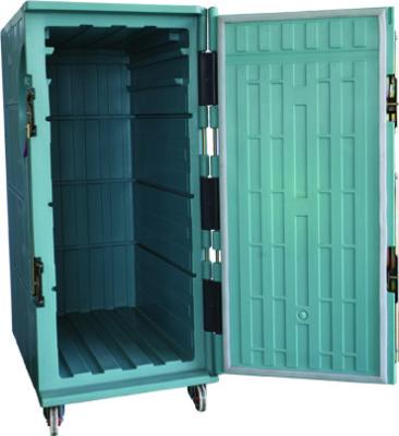 China 900L Insulated Cold Logistics Cabinet, Insulated Roll Container, Rotomolded Products for sale