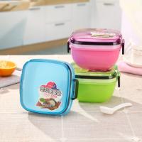 China Single Compartment Microwave Safe Lunch Box 1L for sale