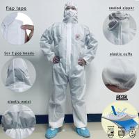 China SMS PPE S To 3Xl Type 5 6 Disposable Coveralls Cat III CE Work Wear Uniforms for sale
