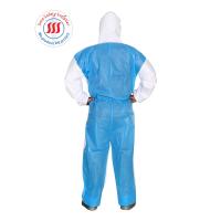 China CE Industrial Painting Waterproof Non Woven Coverall Microporous Disposable SMS Coverall for sale