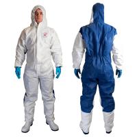 China CE Industrial Painting Waterproof Non Woven Coverall Microporous Disposable SMS Coverall for sale