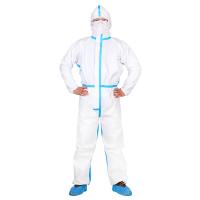 China CE PPE EN14605 Type 4 Disposable Coveralls Breathable Hooded Coverall Suit for sale