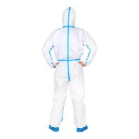 China Taped Body Protection Surgical Hazmat Suit Asbestos Removal Waterproof Disposable Coverall for sale