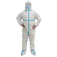 China PPE Disposable Hazmat Suit With Boot Cover for sale