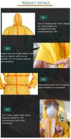China Liquid Jet Resistant Type 3 Disposable Coveralls Oil Gas Resistant Disposable Hazmat Suit for sale