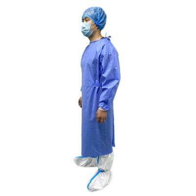 China OEM ODM Blue SMS Medical Isolation Gowns Hospital Uniform Doctor Use for sale