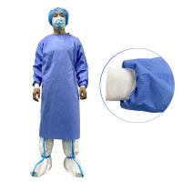 China OEM ODM Blue SMS Medical Isolation Gowns Hospital Uniform Doctor Use for sale
