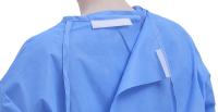 China OEM ODM Blue SMS Medical Isolation Gowns Hospital Uniform Doctor Use for sale
