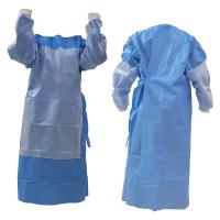 China Customized Medical Isolation Gowns AAMI Level 1 2 3 4 Disposable Surgical Gown for sale