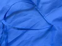 China Blue SMS PP PE Disposable Gown Waterproof AAMI Level 1 2 3 4 Dental Isolation Gown for sale