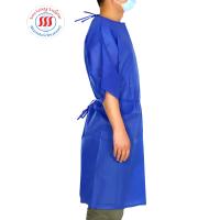 China EN14126 PP PE Medical Isolation Gowns Personal Protective Hospital Isolation Gown for sale