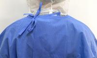 China XL XXL XXXL Medical Isolation Gowns Non Woven SMS Patient Operation Gown For Doctors for sale