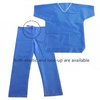 China OEM Blue Disposable Nursing Scrubs for sale