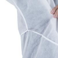 China One Time Use White PP Disposable Polypropylene Coveralls For Cleaner for sale