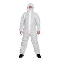 China Breathable Disposable Non Woven Coverall 25gsm-70gsm Safety Protection Clothing for sale