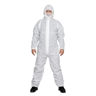 China Breathable Disposable Non Woven Coverall 25gsm-70gsm Safety Protection Clothing for sale