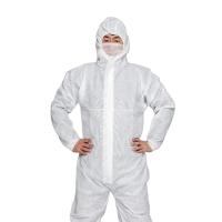 China Breathable Disposable Non Woven Coverall 25gsm-70gsm Safety Protection Clothing for sale