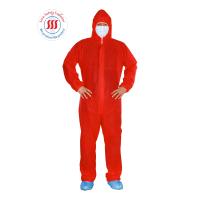 China Hygiene PP Non Woven Coverall Dust Proof Anti Static Polypropylene Suits for sale