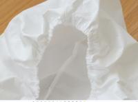 China Non Woven Microporous Shoulder Cover Waterproof Hood Cover With Elastic Hood for sale