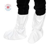 China Splash Blood Resistant Disposable Boot Cover Lamination Shoe Covers Non Sterile for sale