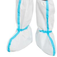China Non Slip Surgical Boot Cover SF Microporous Film Disposable Shoe Covers For Health for sale