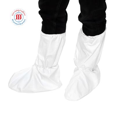 China Breathable SMS Shoe Cover With Elastic Top for sale