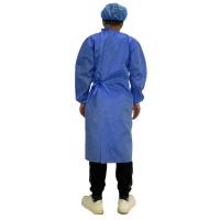 China OEM Disposable Isolation Gown With Back Tie for sale